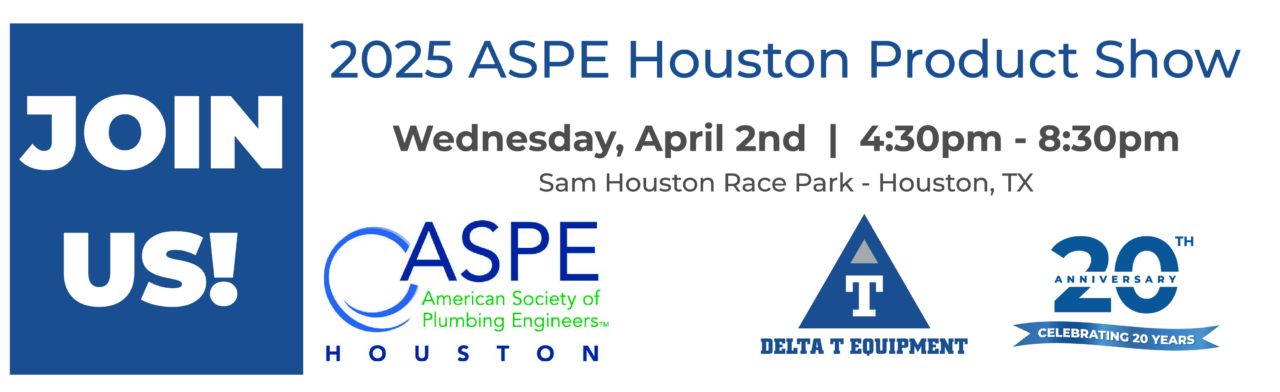 Join Delta T Equipment at the 2025 ASPE Houston Product Show! | Delta T ...